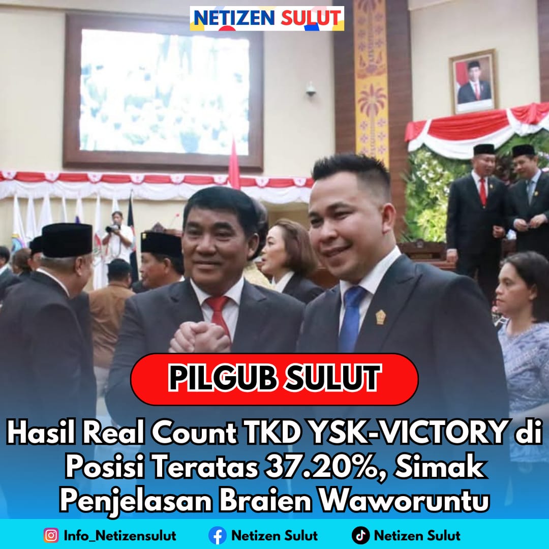 Hasil Real Count TKD YSK-VICTORY di Posisi Teratas 37.20%, Simak ...