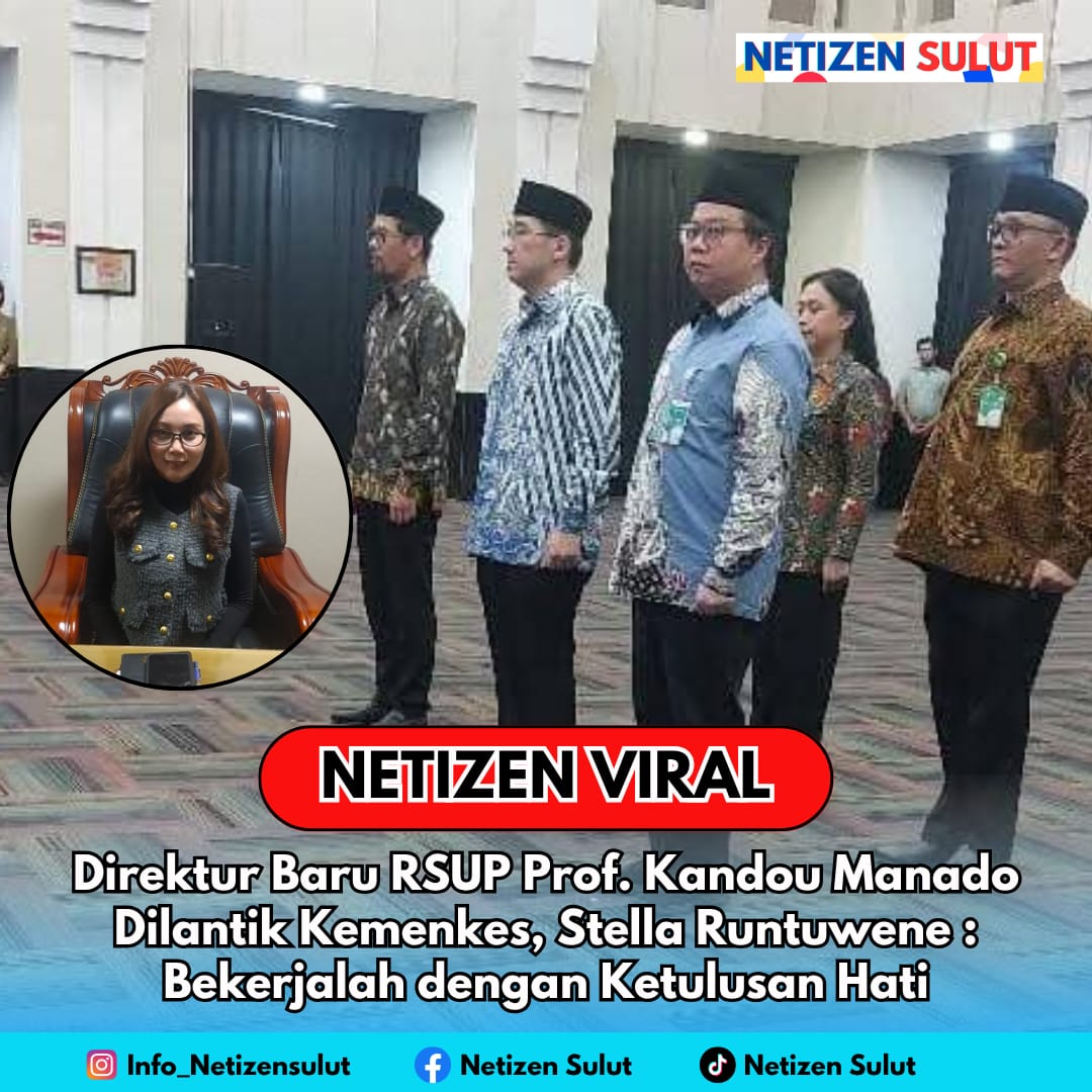 Direktur Baru RSUP Prof. Kandou Manado Dilantik Kemenkes, Stella ...