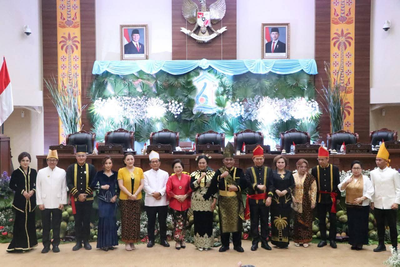 Dalam Rapat Paripurna Istimewa HUT Provinsi Sulut ke-61 Tahun, Gubernur ...