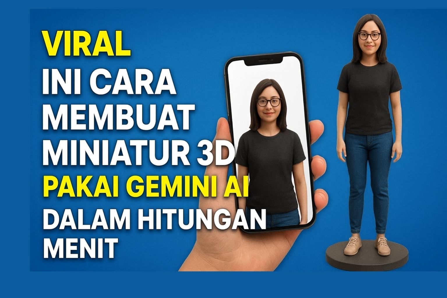 Tips dan Trik: Cara Membuat Foto Miniatur Gemini AI dengan Prompt Tepat - Netizen Sulut